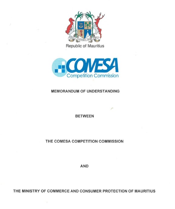 MEMORANDUM OF UNDERSTANDING BETWEEN THE COMESA COMPETITION COMMISSION ...